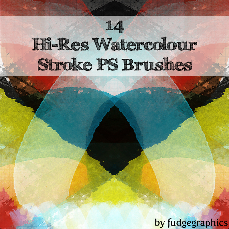 Watercolour Strokes BrushesPhotoshop Free brushes, Photoshop Fonts ...