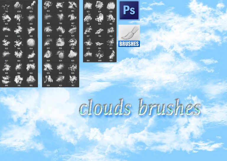 real Clouds Photoshop Brushes | Free Photoshop Brushes at Brushez!