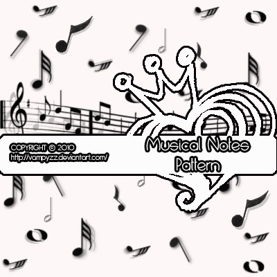 Musical notes patternPhotoshop Free brushes, Photoshop Fonts | BRUSHEZ